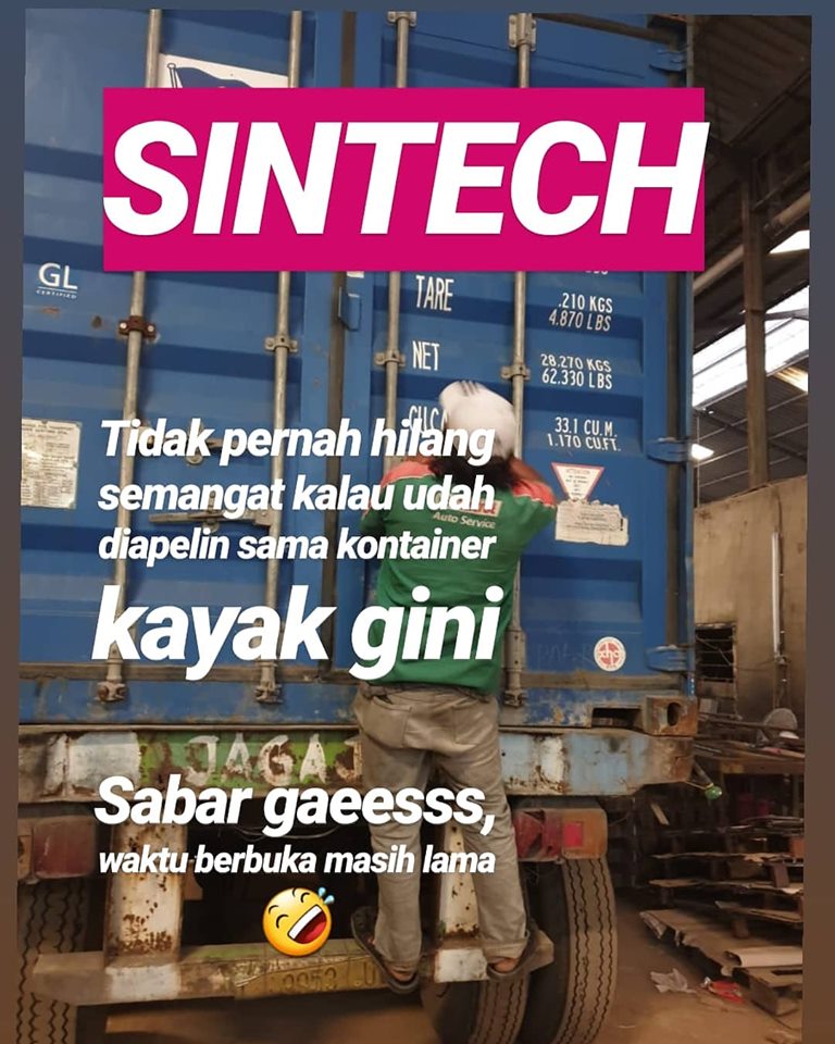 Pengiriman rak supermarket 1 kontainer | CV. SINTECH RAKINDO ...